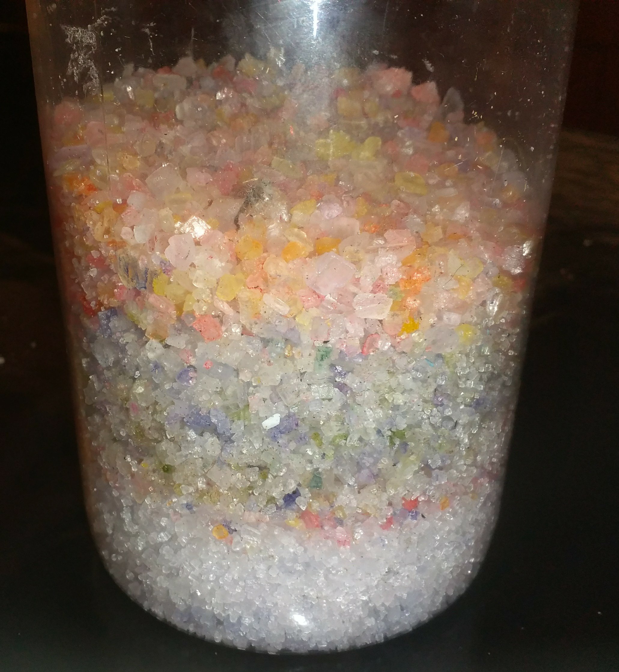 Making patterns with salt | The Rainbow Angel